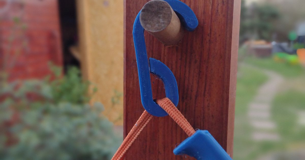 backpack hook sleek, but sturdy design by Sigmark | Download free STL ...