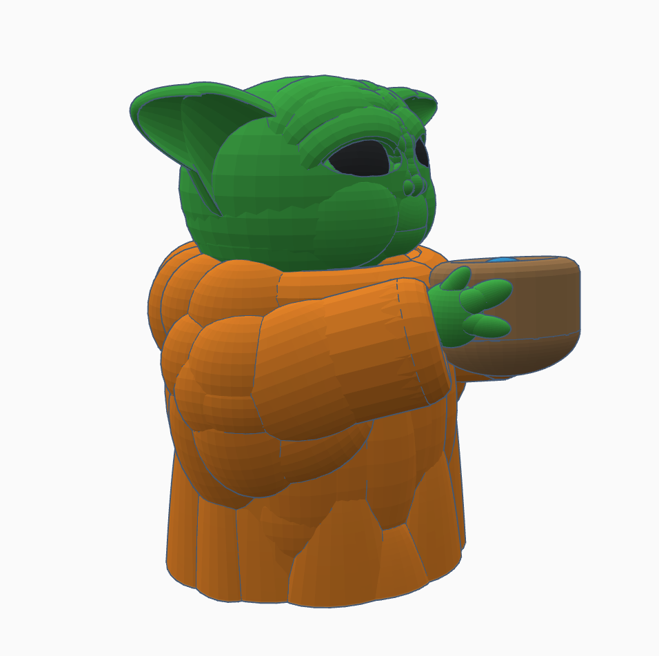 Grogu / baby yoda by Asier Fernández | Download free STL model | Printables.com