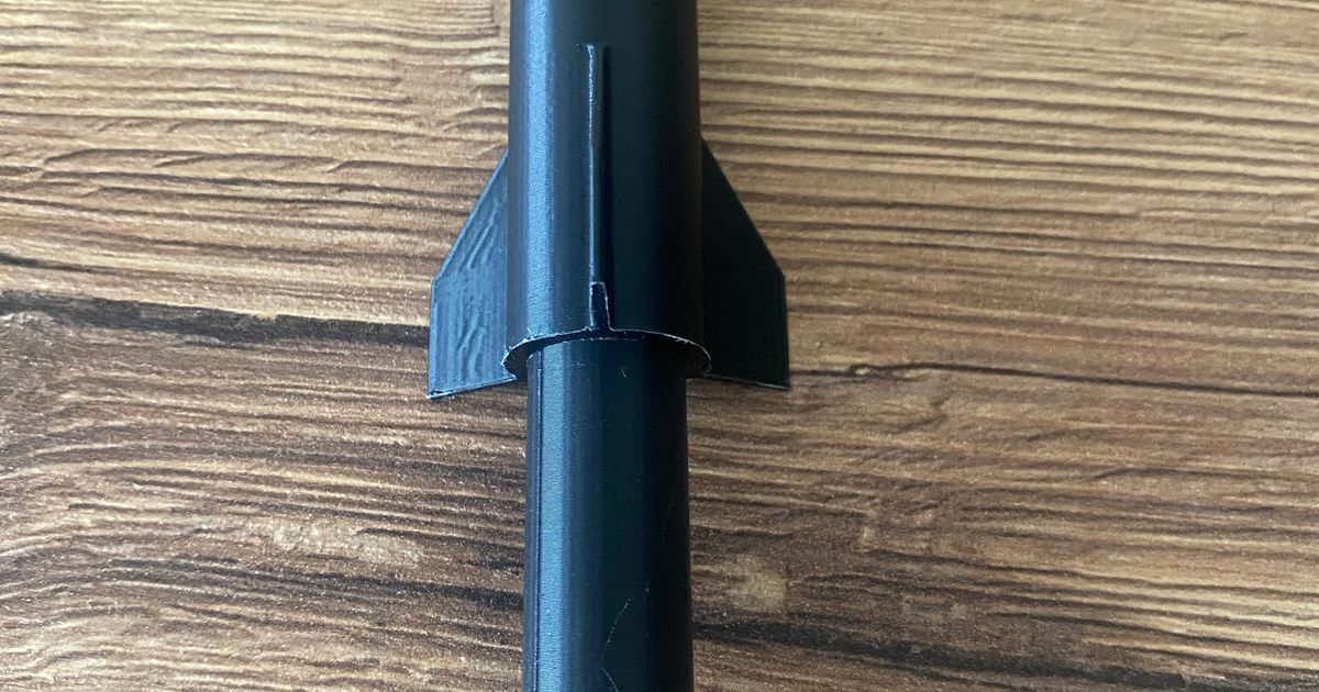 solid propellant Rocket V1 by nodar maisuradze | Download free STL ...