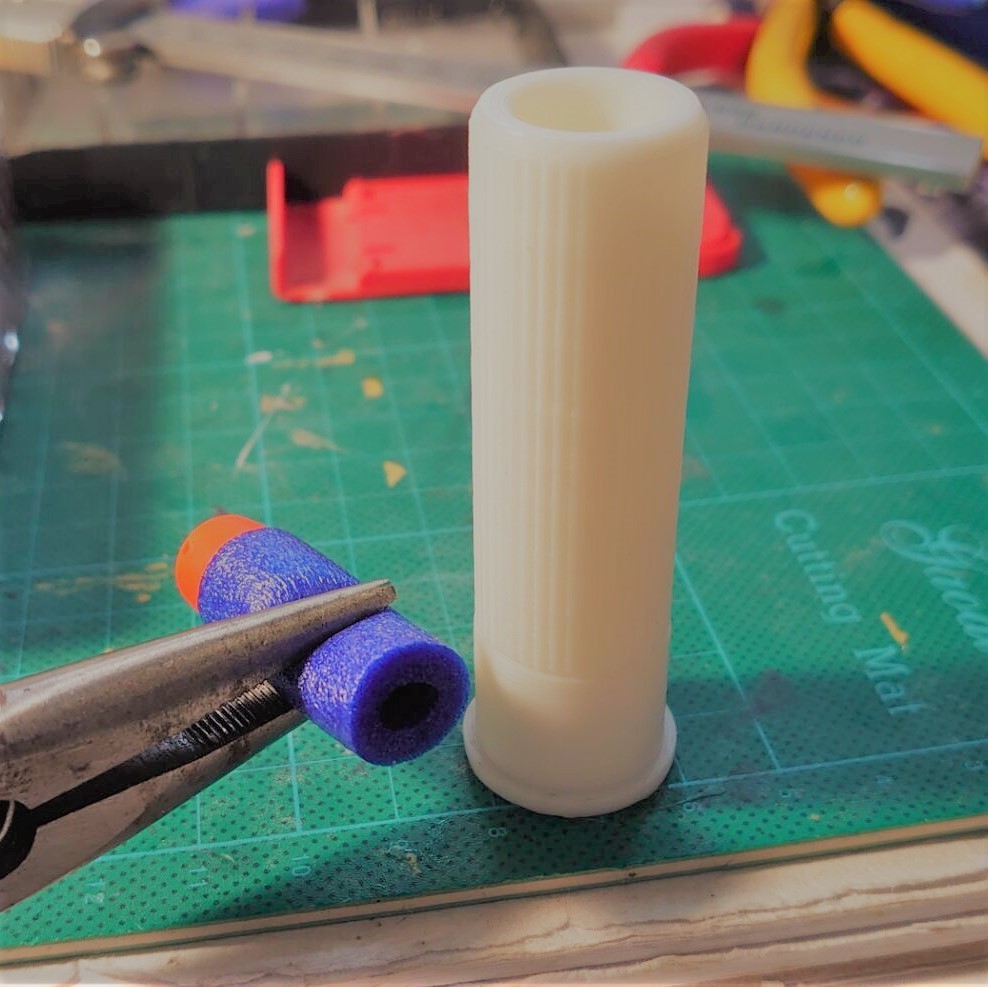 UDL1014 Nerf Shell V3 (with customer bottom rubber ring) by Siris Rui | Download free STL model ...