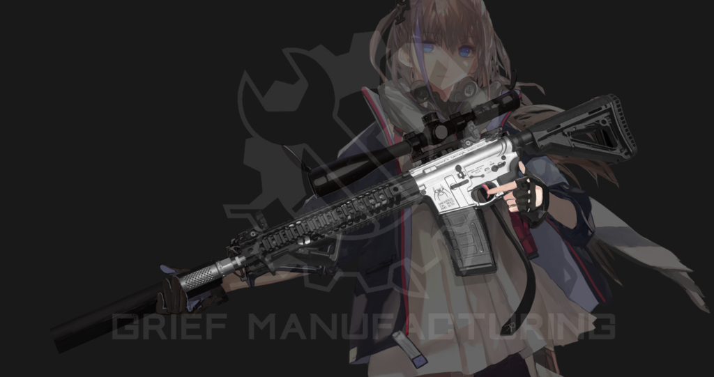 GIRLS’ FRONTLINE The ST-AR15 Rail For CYMA Gel-Blaster by Siris Rui ...