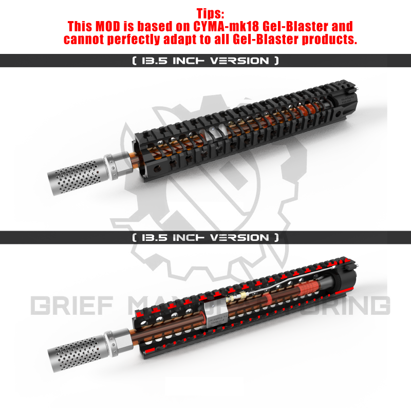 GIRLS’ FRONTLINE The ST-AR15 Rail For CYMA Gel-Blaster by Siris Rui ...