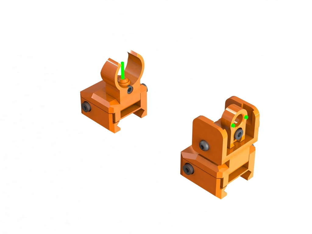 Quick Point Sights （Folding） by Siris Rui | Download free STL model ...