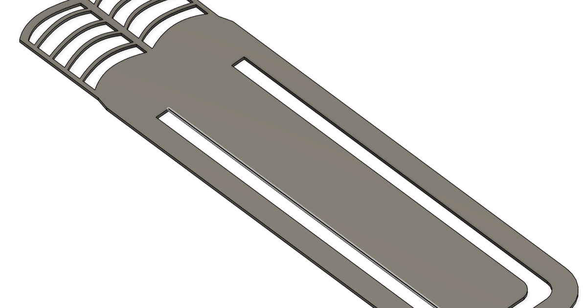 Bookmark with Book by theorethisch | Download free STL model ...