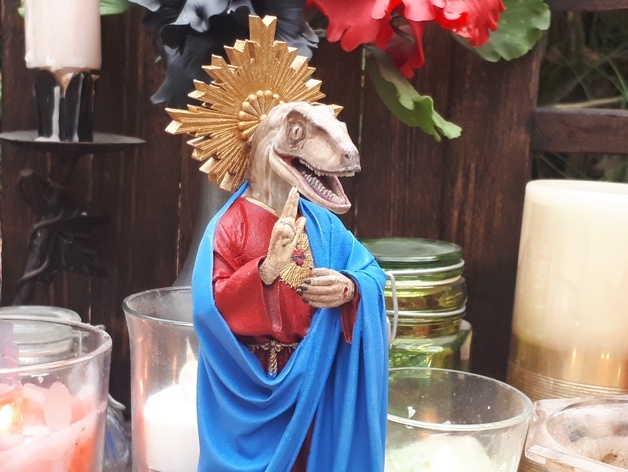 Raptor Jesus by WaRi | Download free STL model | Printables.com