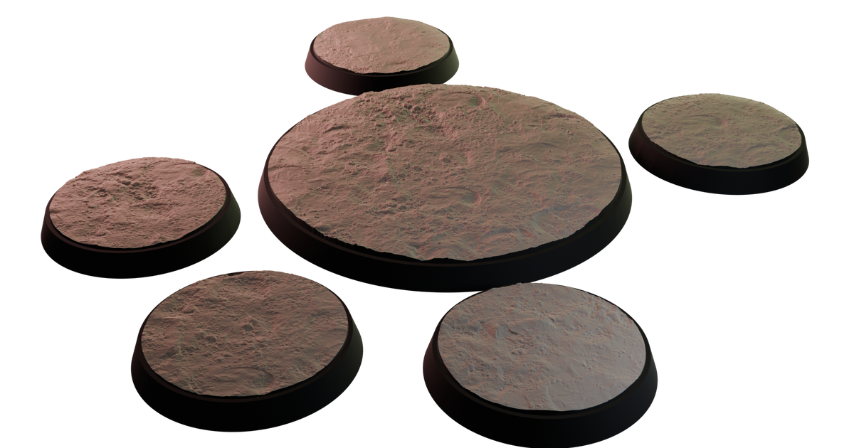 Miniature bases: Mud 02 by Marinosbitter | Download free STL model ...