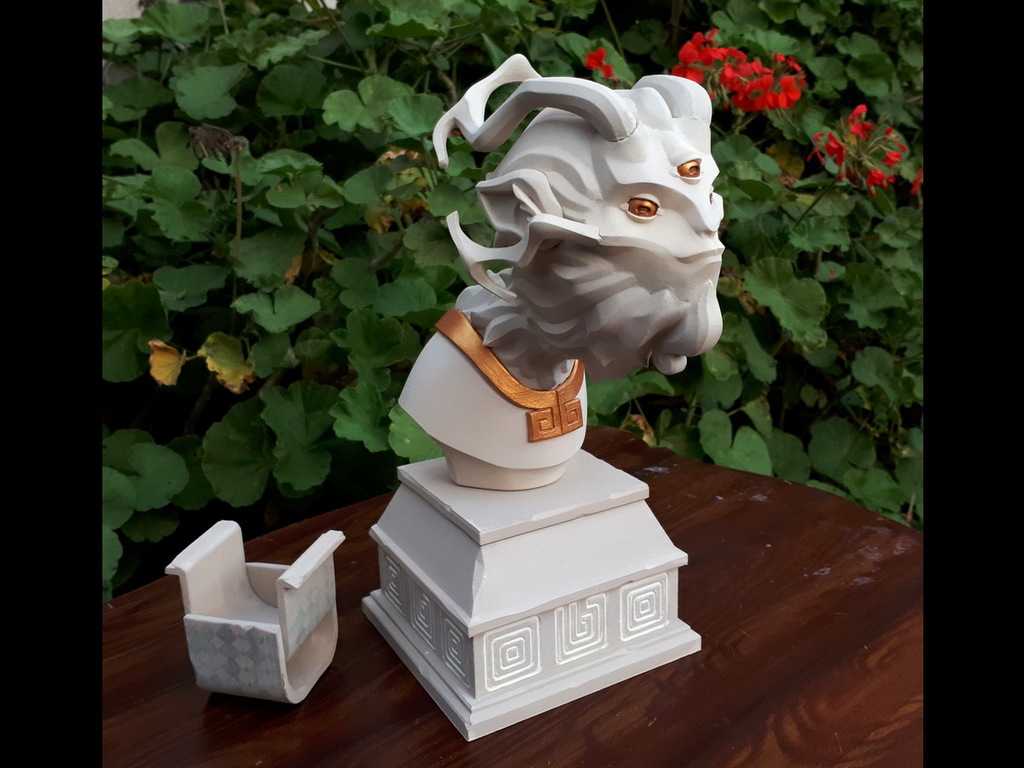 Nomai statue (outer wilds)(plus glowing eyes) by WaRi | Download free ...