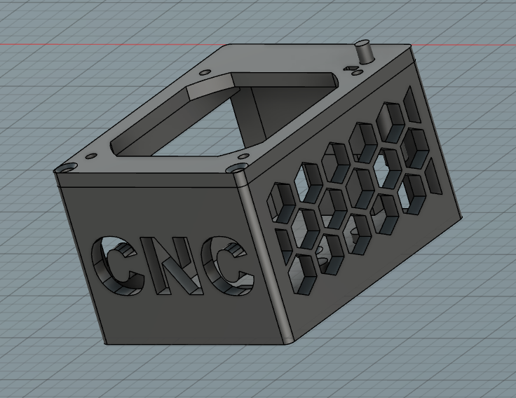 Arduino Uno R3 + CNC shield housing case + Fan 50x50 cover by Marcin ...