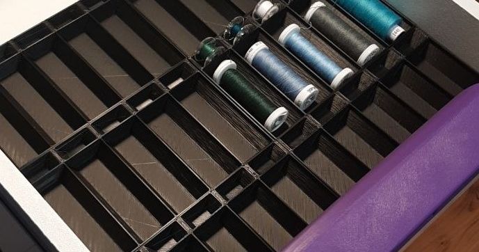 Sewing Thread Spool Inserts with Matching Spool and Roll Holder ...