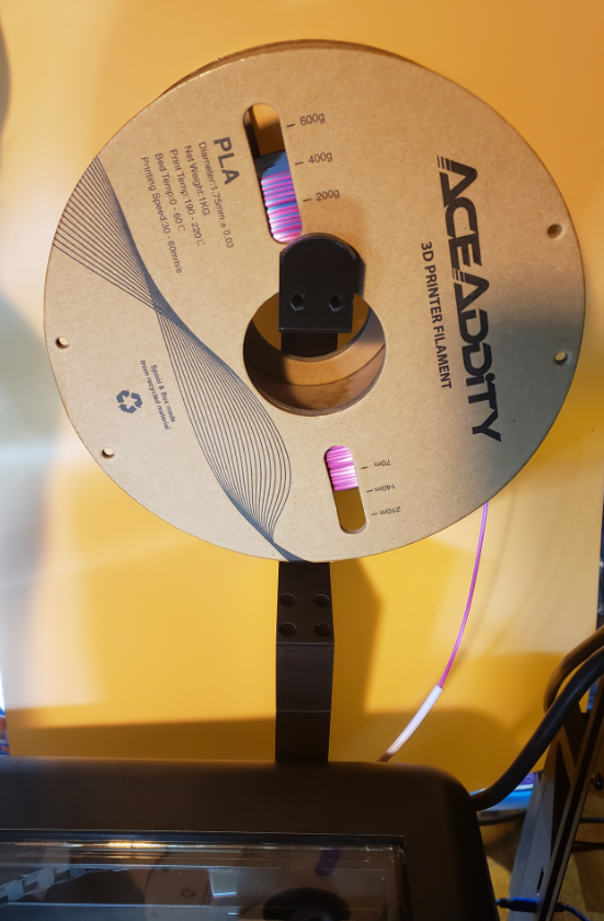 Flashforge 5m Pro spool holder by Thefrayedend | Download free STL ...