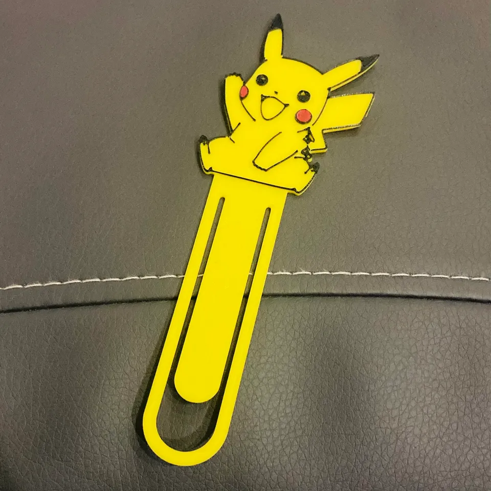 Pikachu Bookmark by rovnanik | Download free STL model | Printables.com