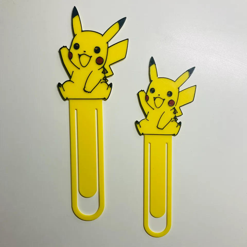 Pikachu Bookmark by rovnanik | Download free STL model | Printables.com