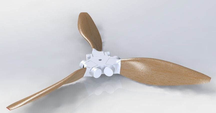 folding propeller by Ján Kuchár | Download free STL model | Printables.com