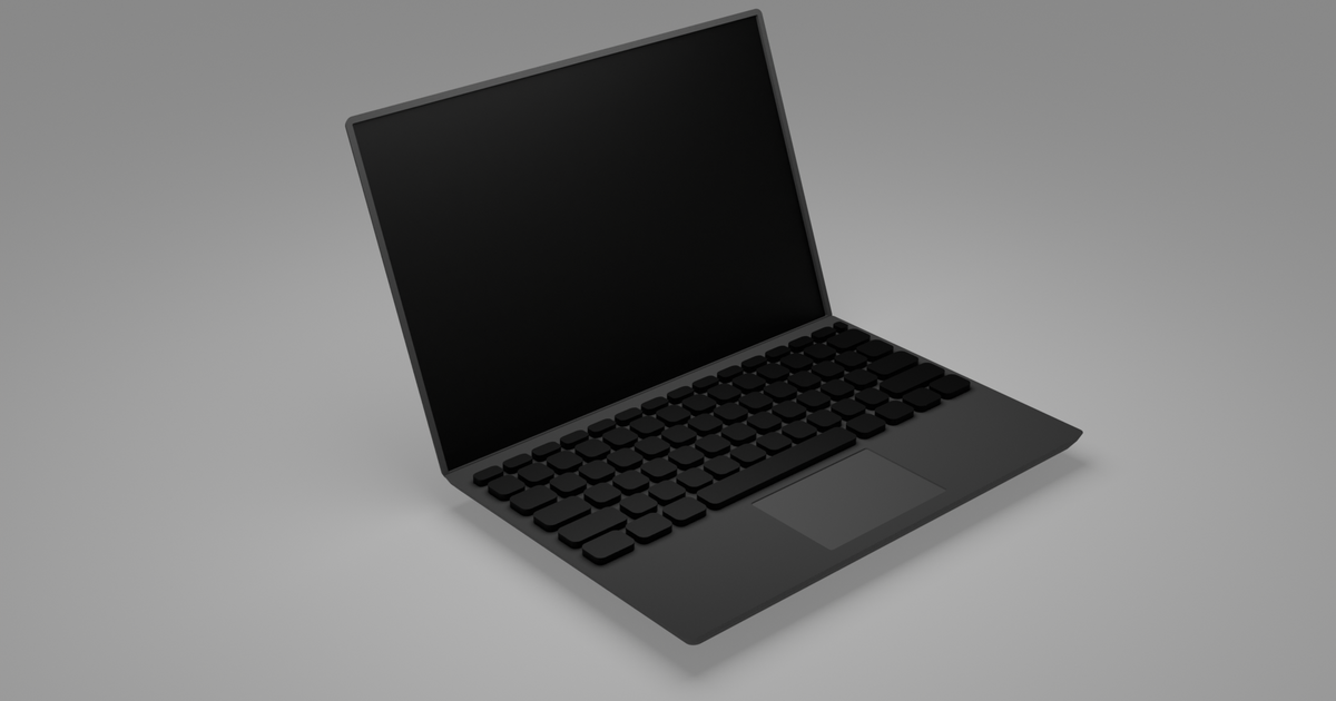 Laptop by TPGDesign's | Download free STL model | Printables.com
