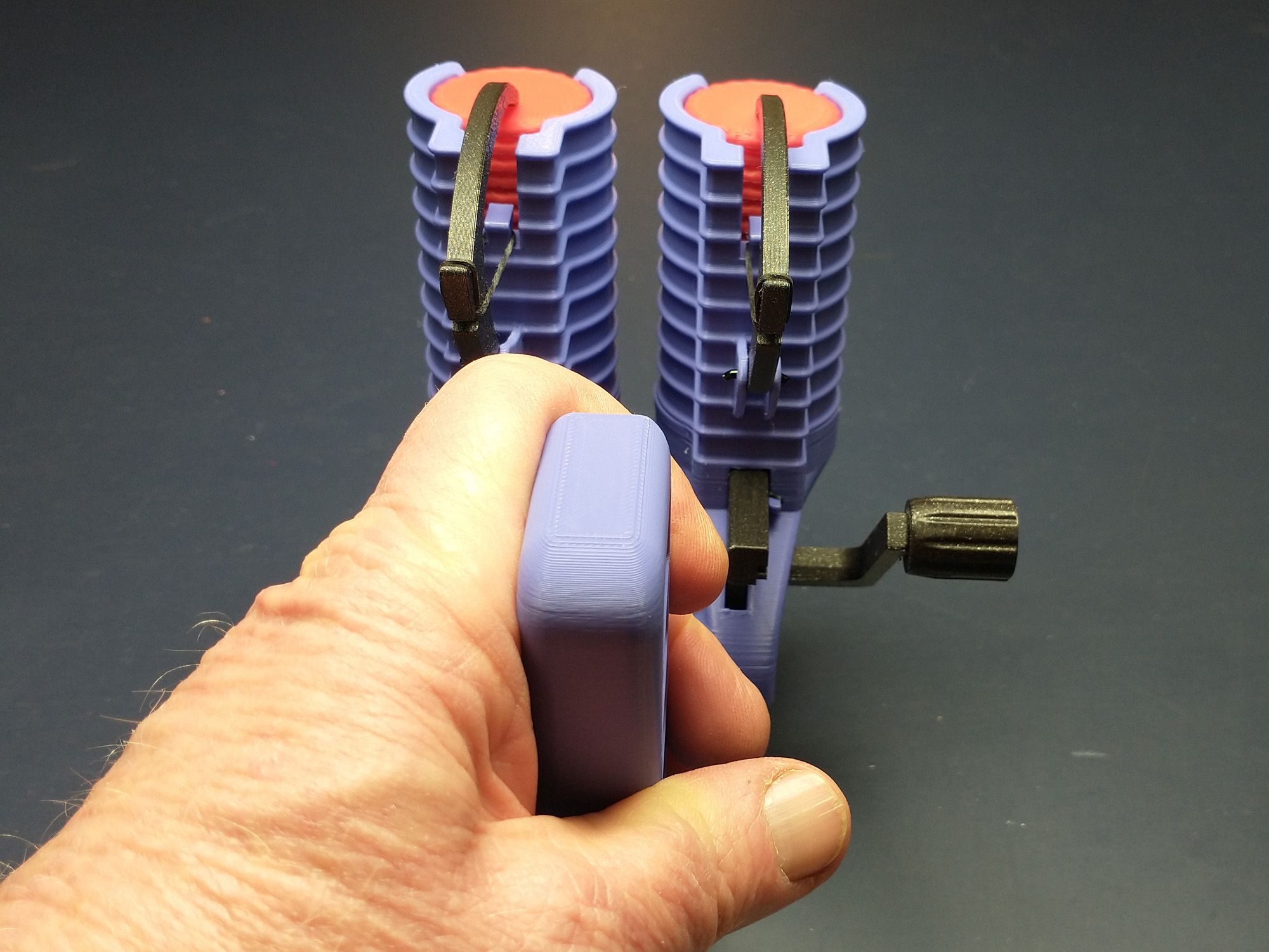 Double-Barrel Gatling Disc Shooter by LoboCNC | Download free STL model ...