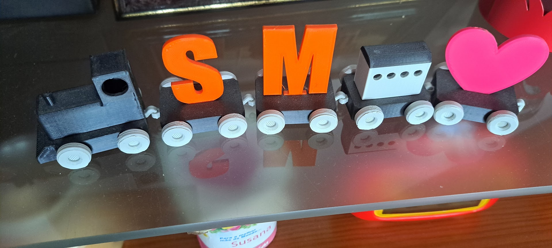 Letter Train by Ruiaxe | Download free STL model | Printables.com