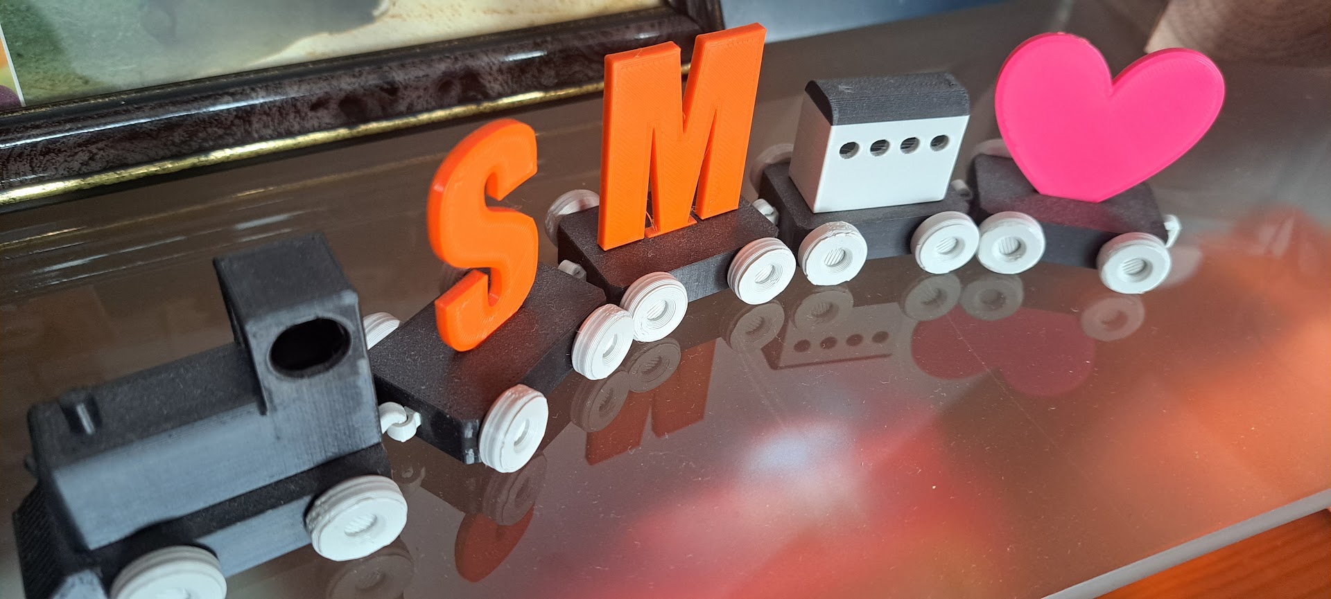 Letter Train by Ruiaxe | Download free STL model | Printables.com