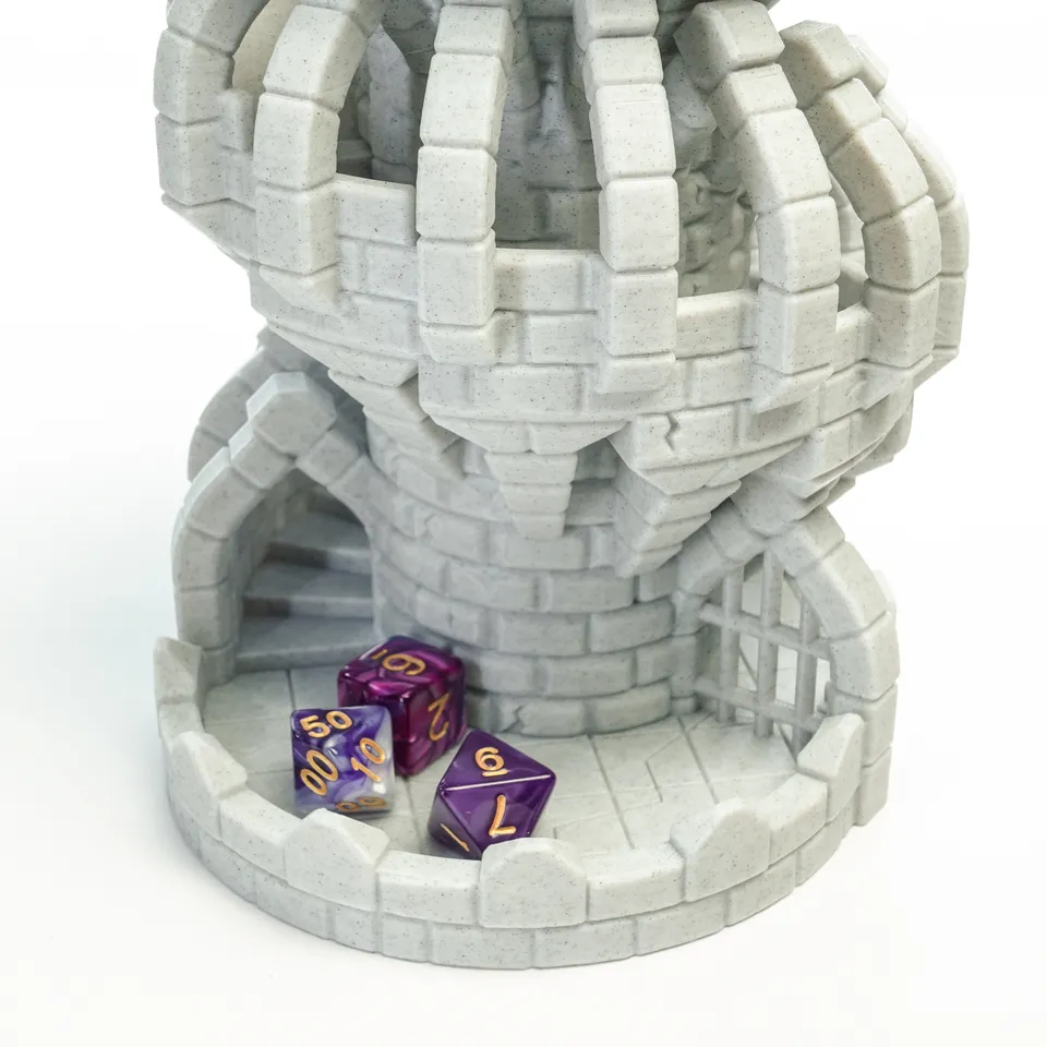 Battlement Dice Tower by Clockspring | Download free STL model ...