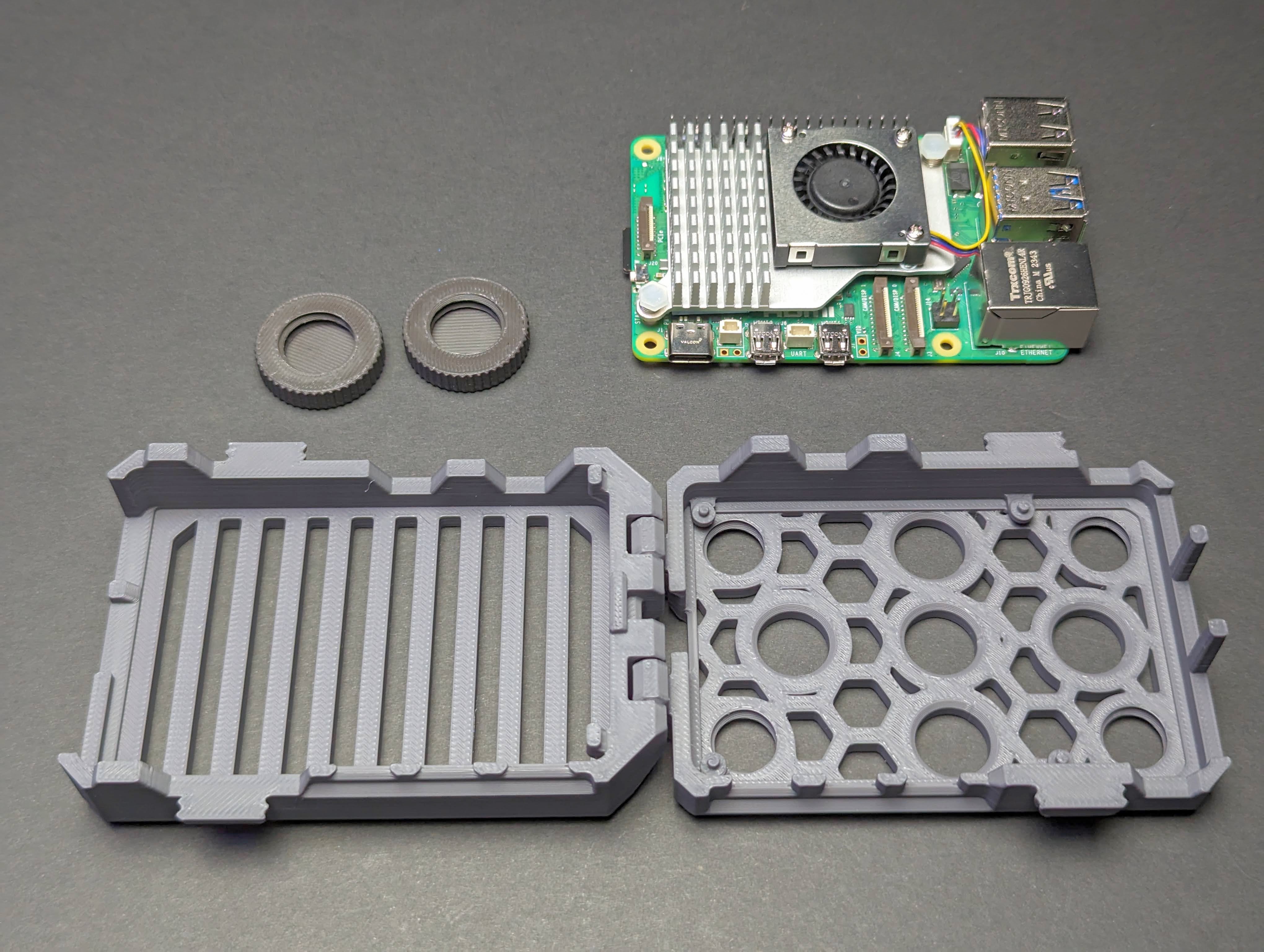 Raspberry Pi 5 Clamshell Case by Clockspring | Printables Store