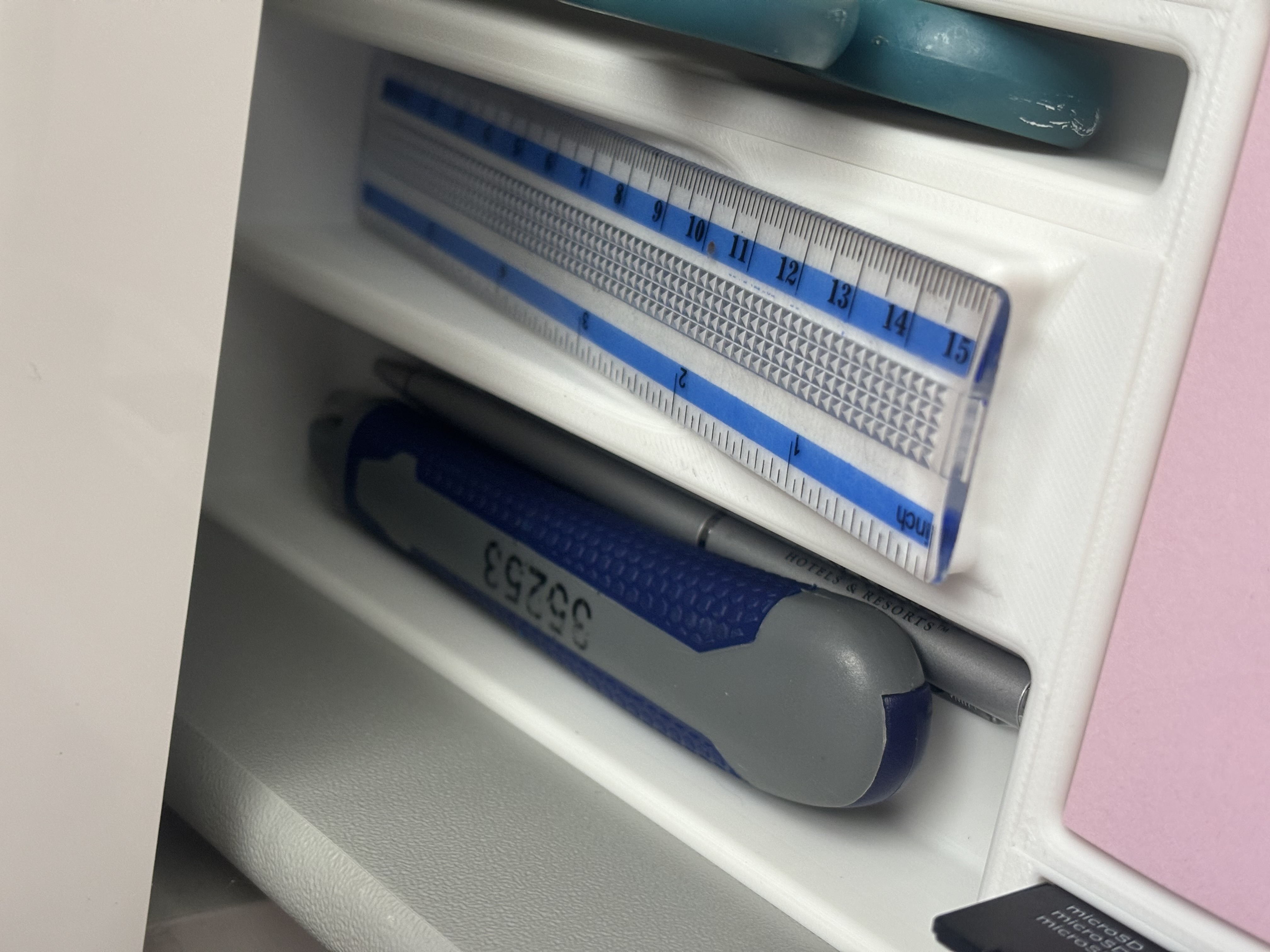 Modular 6" ruler/pens holder by Sophie | Download free STL model ...