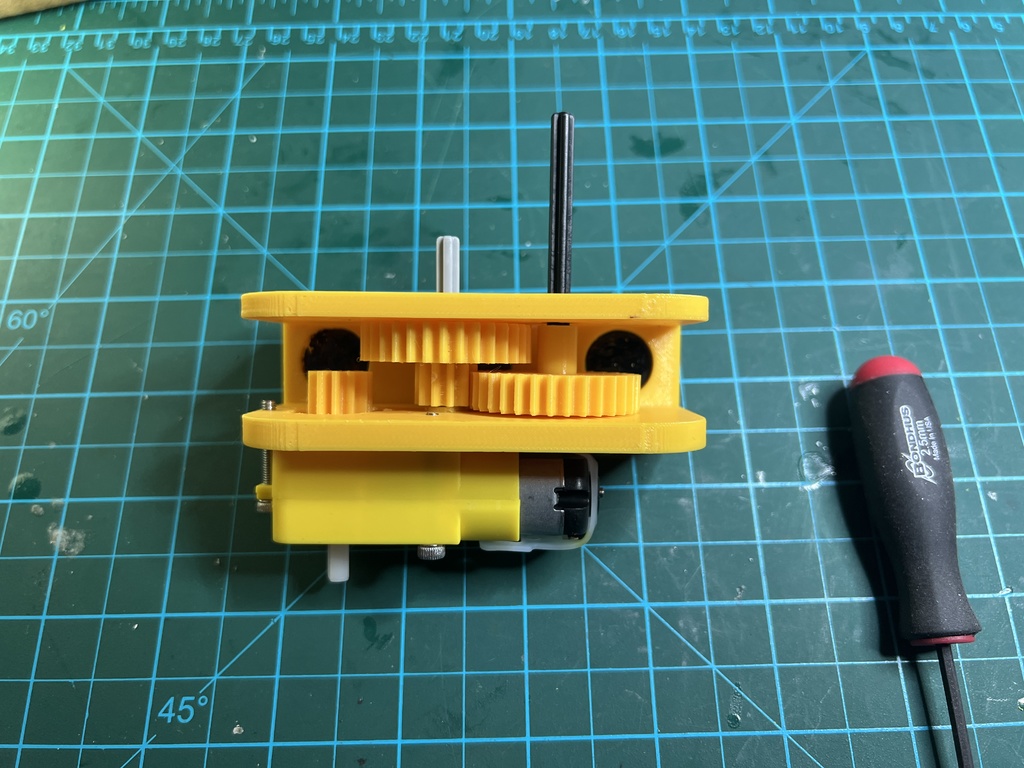 Gear motor adaptation for White Board Magnetic Marble Lift by Kisssys ...