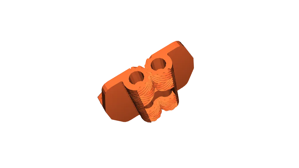 Honey comb wall loop connector by Yirii Shevchuk | Download free STL ...