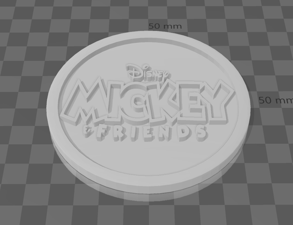 Mickey and Friends Coaster Set by Chloe's 3D Prints | Download free STL ...