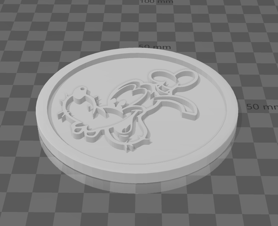 Mickey and Friends Coaster Set by Chloe's 3D Prints | Download free STL ...