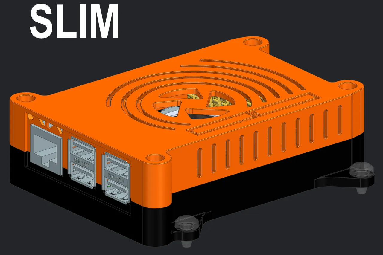 Raspberry Pi 5 case incl. slim version by RonnyS | Download free STL ...