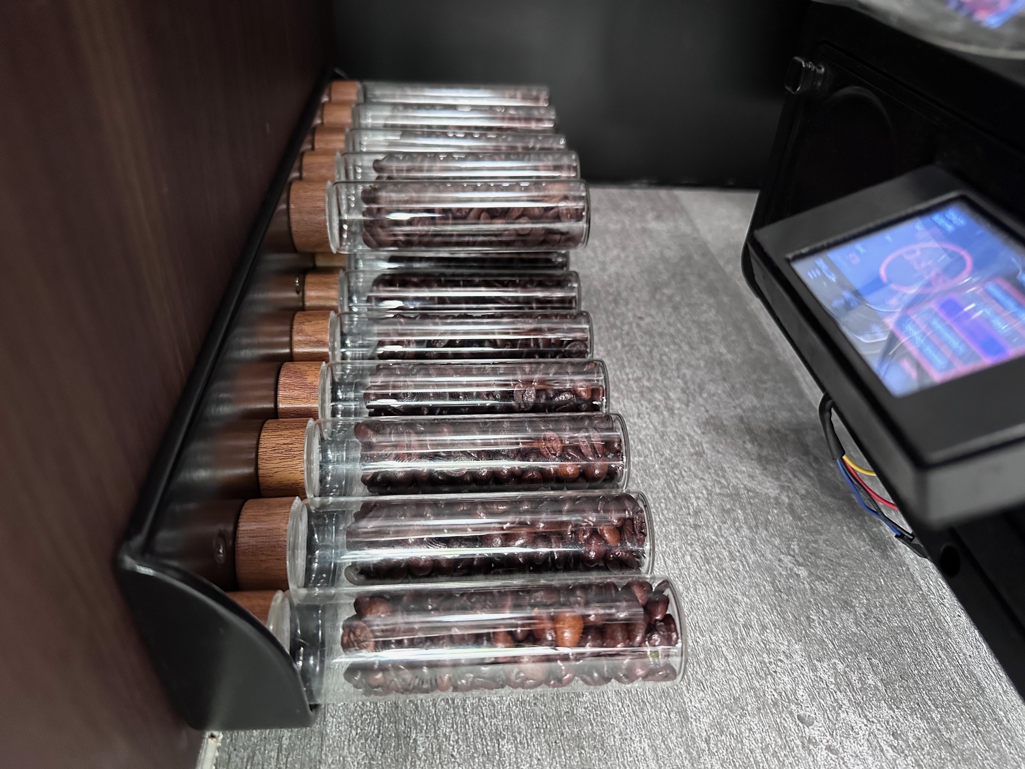 Cabinet suspended magnetic coffee bean cellar by Rui Feliciano ...
