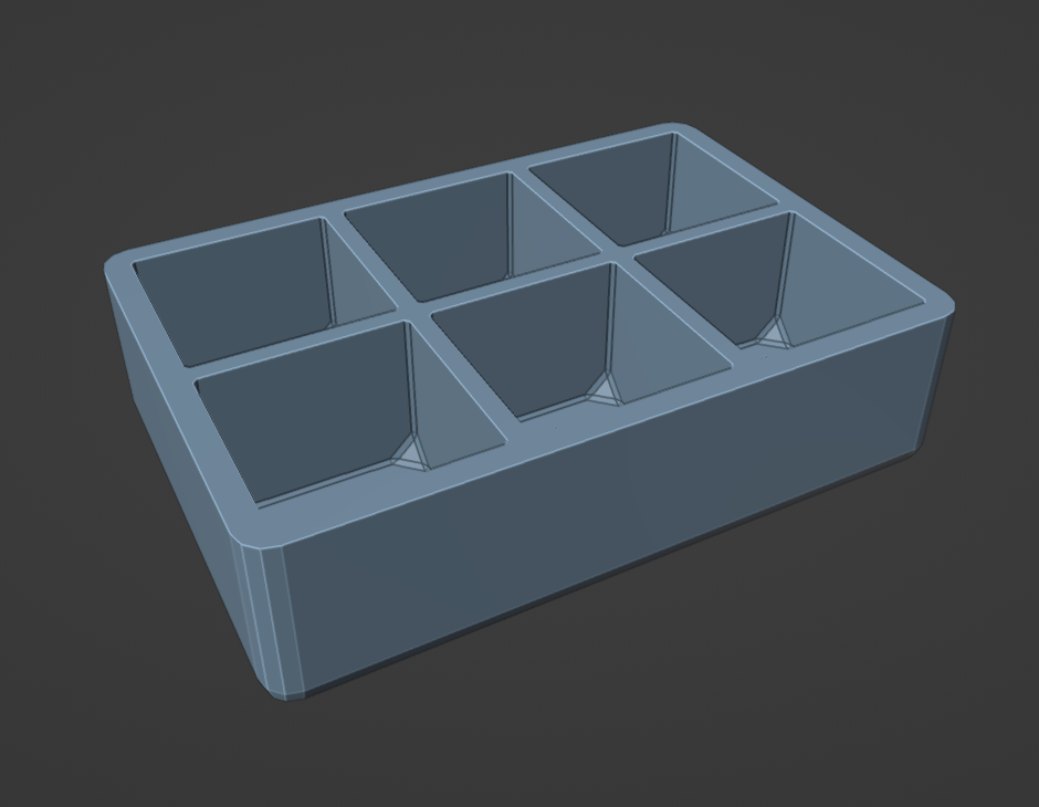 Dice Tray/ Holder by Kiwi | Download free STL model | Printables.com
