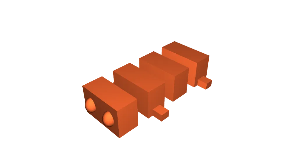 Articulated Blocky Bug by Midnight | Download free STL model ...