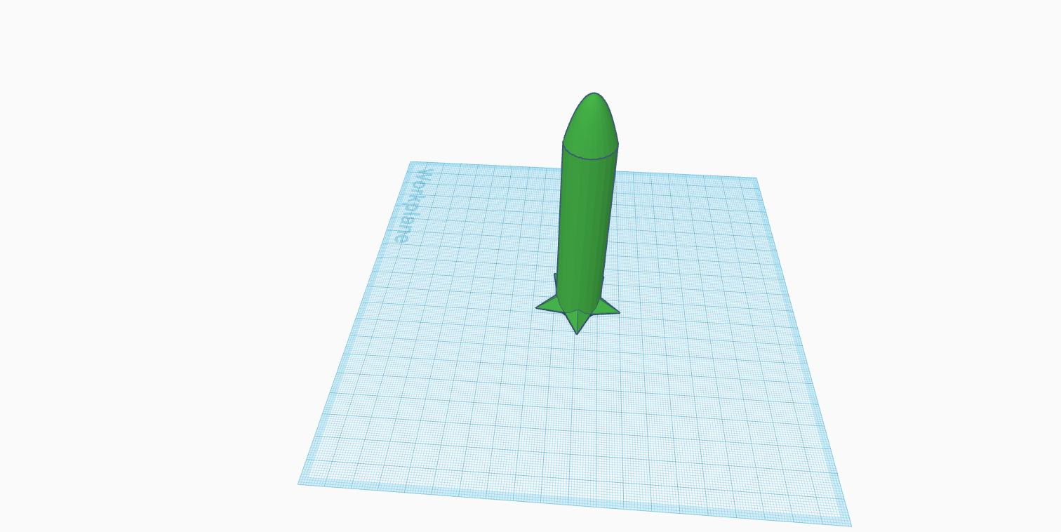 Simple rocket by ATMarsh | Download free STL model | Printables.com