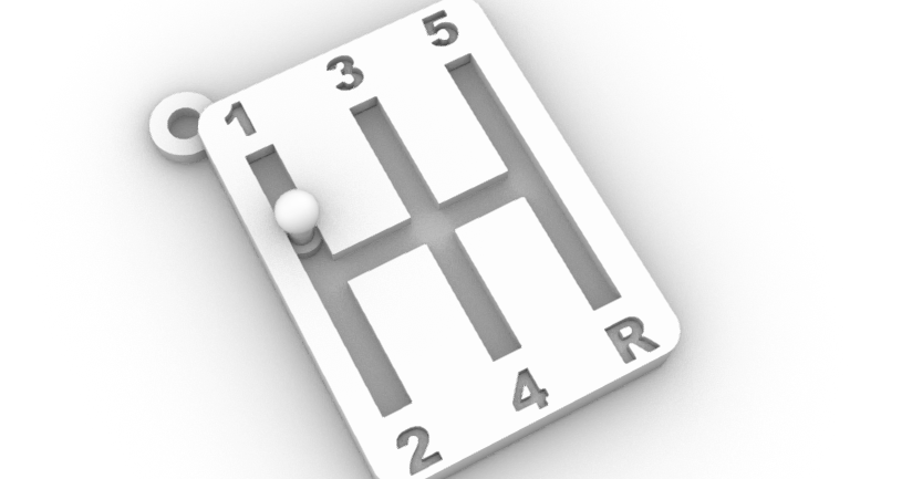 Llavero caja de cambios manual by Maax3D | Download free STL model ...