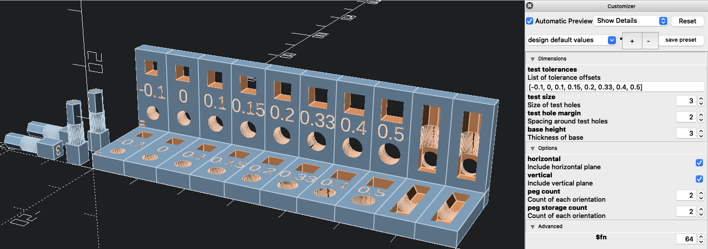 Tolerance Test - Parametric by argoolsbee | Download free STL model ...