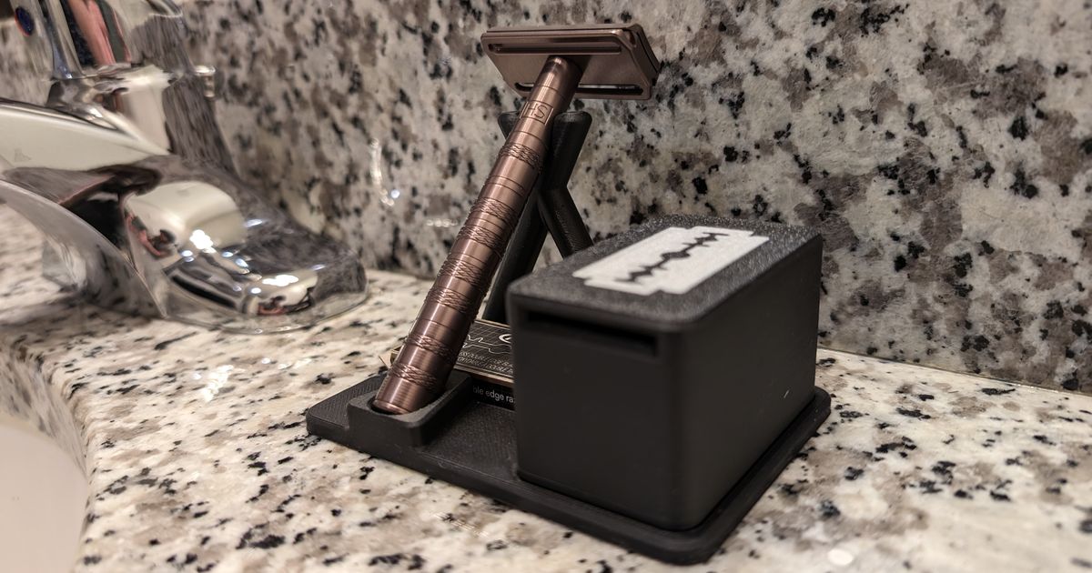 Shaving Stand - Henson AL13 - Safety Razor by Noktious | Download free ...