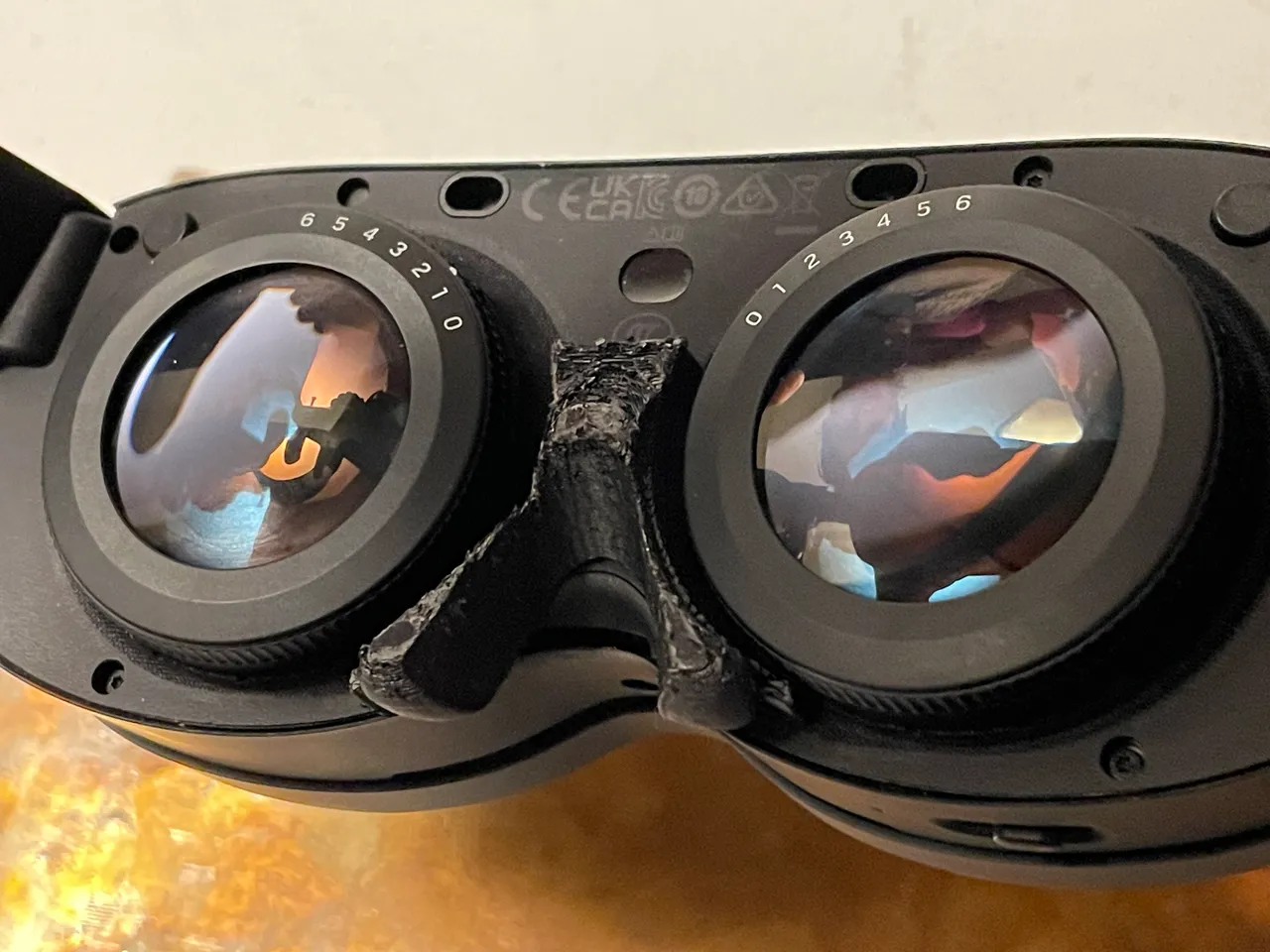 Vive XR Elite "nose" face gasket experimental design using 3D scan of ...