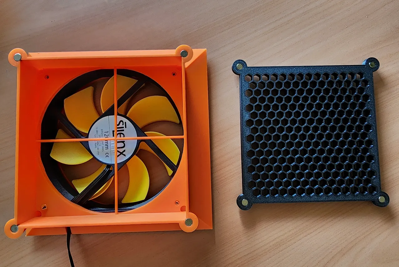 Exhaust filter with fan enclosure for 3D printers by Unicorn3D ...