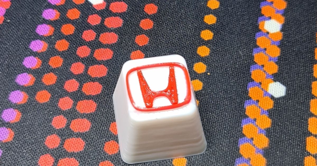Honda Keycap von 3DLada | Kostenloses STL-Modell herunterladen ...