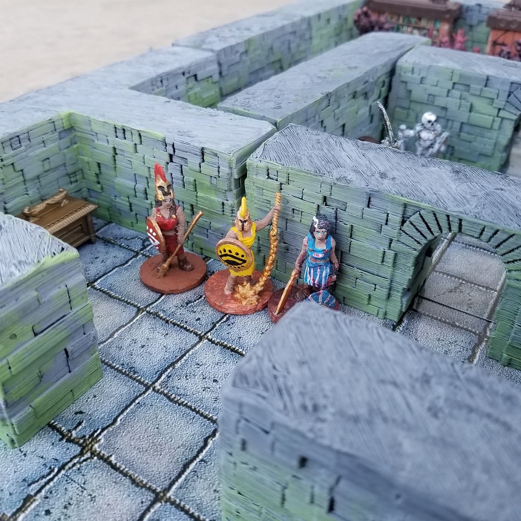 Easy-Print Modular Dungeons by Ellie_Valkyrie | Download free STL model ...