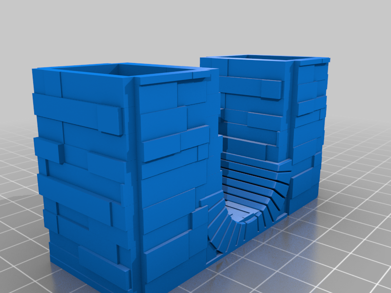 Easy-Print Modular Dungeons by Ellie_Valkyrie | Download free STL model ...