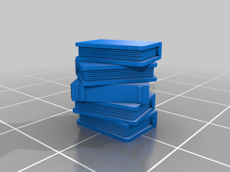 Book Stacks Terrain by Ellie_Valkyrie | Download free STL model ...