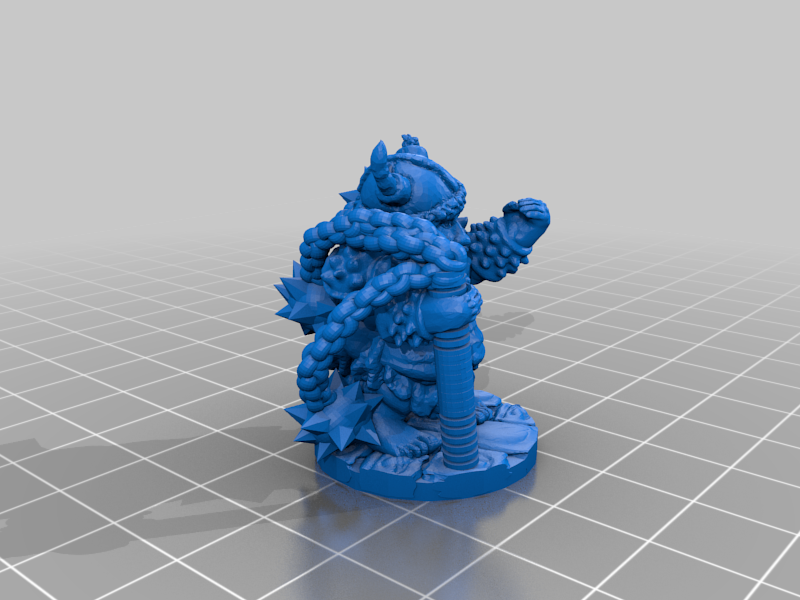 Triple Flail Green Orc-y boy by Ellie_Valkyrie | Download free STL ...