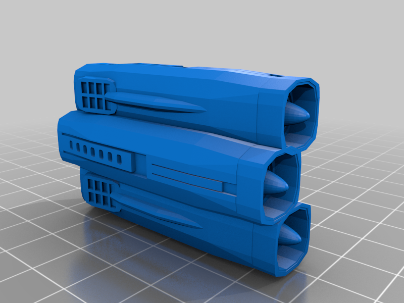 Triple Rotor Pod Engines For Martian Racing Federation (Gaslands) by ...