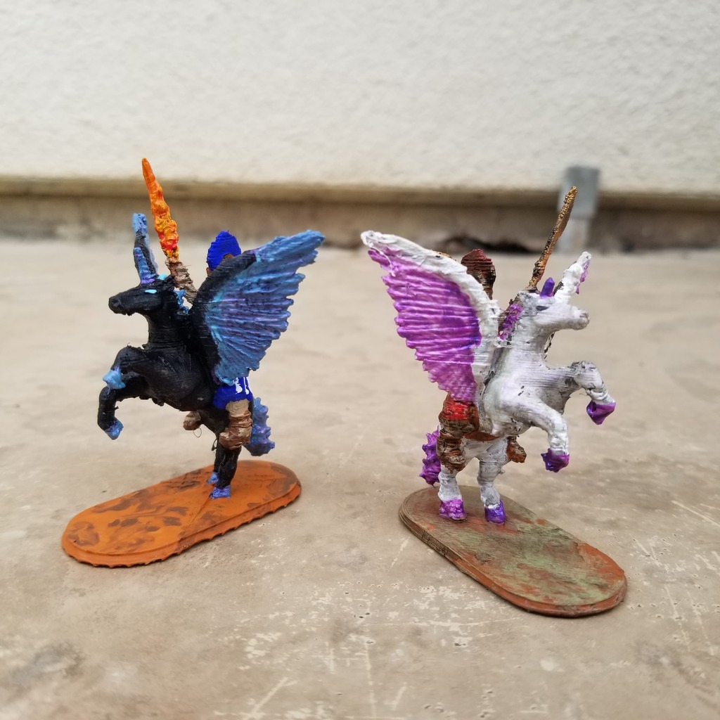 Amazon Pegasus Cavalry by Ellie_Valkyrie | Download free STL model ...