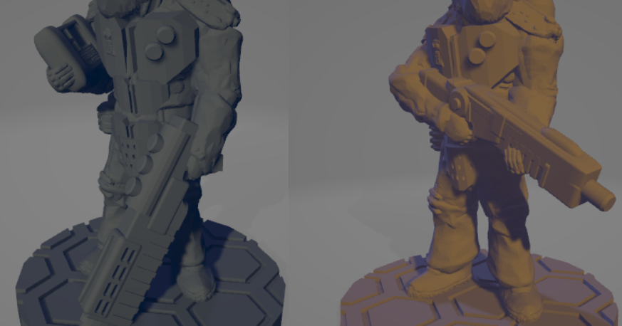 Ape Morph Minis For Eclipse Phase by Ellie_Valkyrie | Download free STL ...