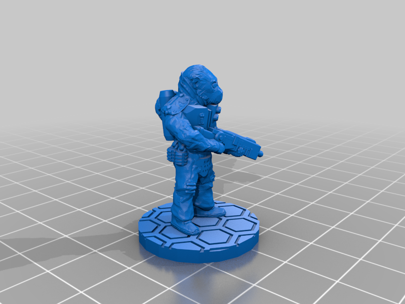 Ape Morph Minis For Eclipse Phase by Ellie_Valkyrie | Download free STL ...