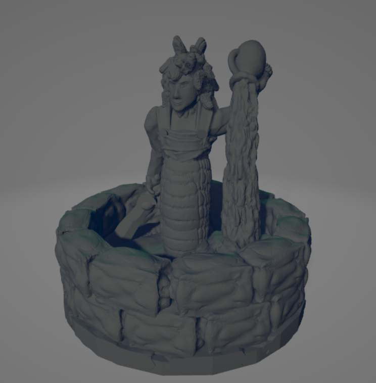 Medusa Fountain (Support-Free!) by Ellie_Valkyrie | Download free STL ...