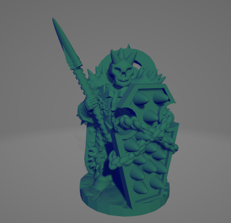 Undead Knight With Spear by Ellie_Valkyrie | Download free STL model ...