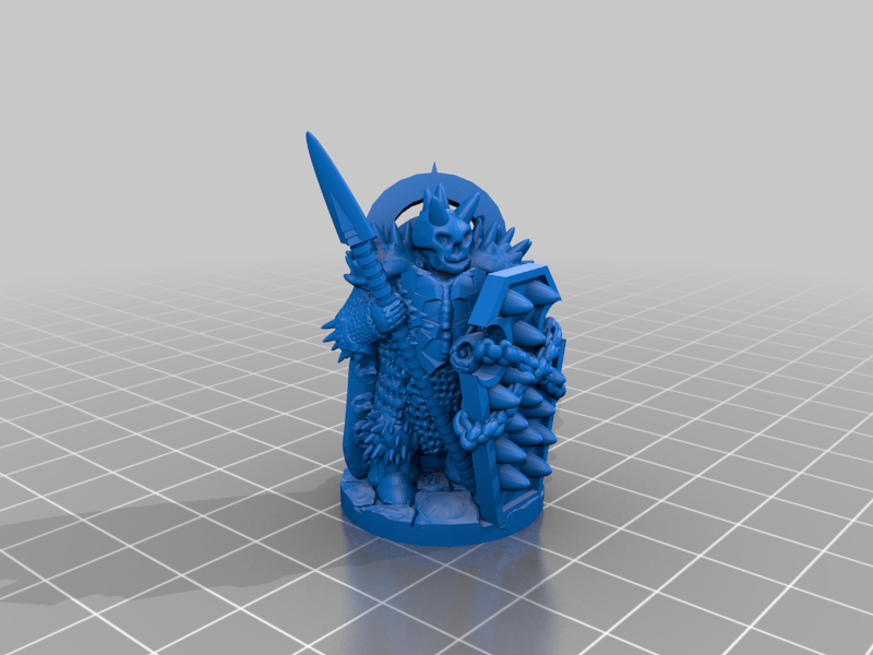 Undead Knight With Spear by Ellie_Valkyrie | Download free STL model ...